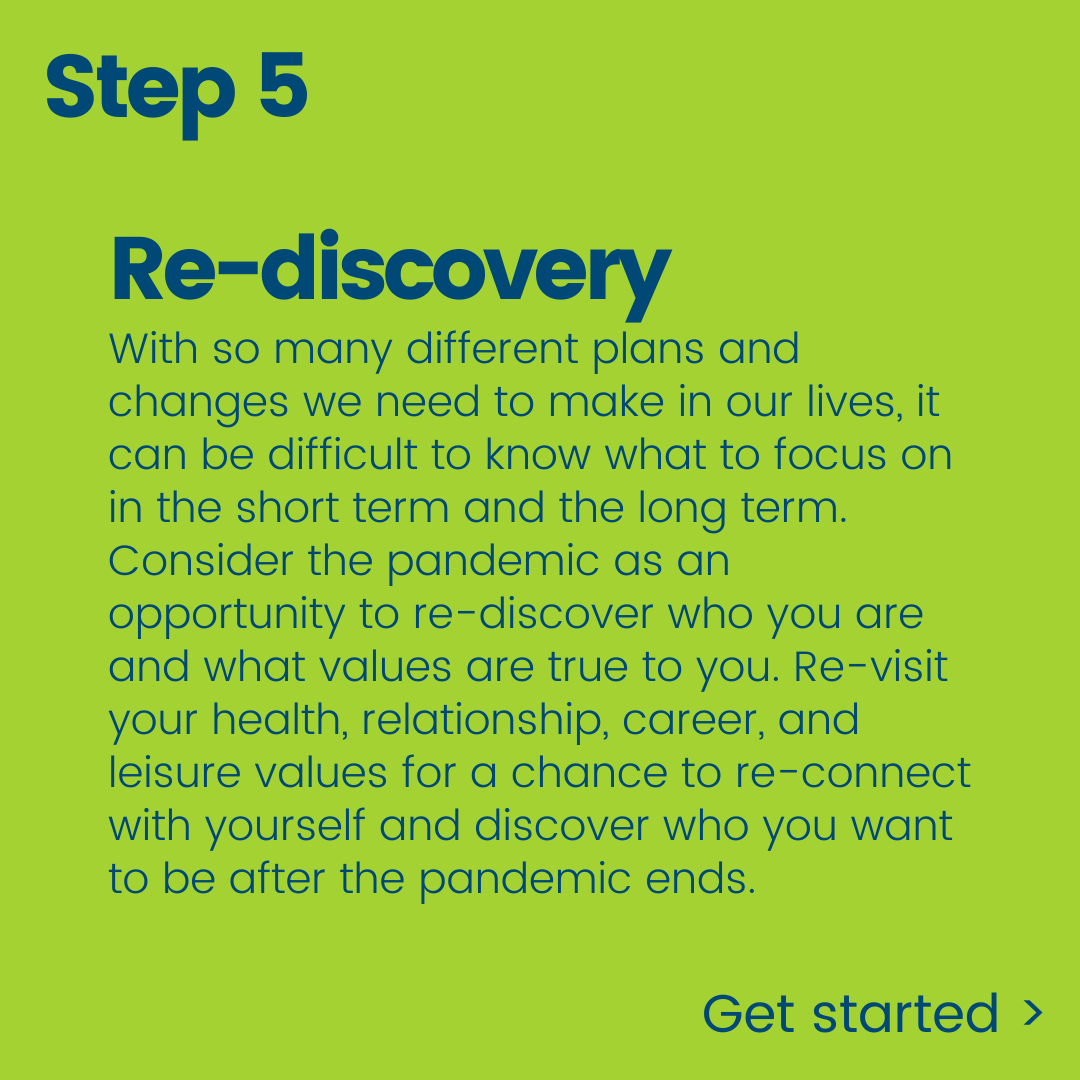 Your journey to recovery | An 8-step pandemic mental health recovery plan